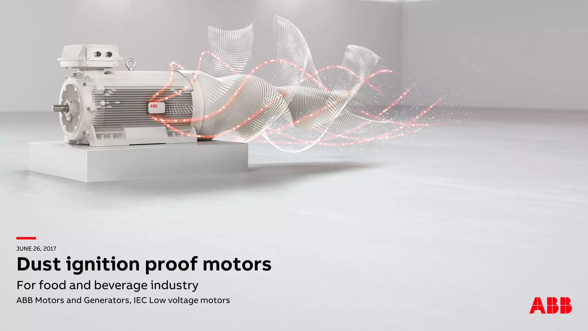 Dust ignition proof low voltage motors for food industry | PDF