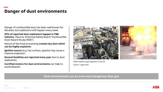 Dust ignition proof low voltage motors for food industry | PPT