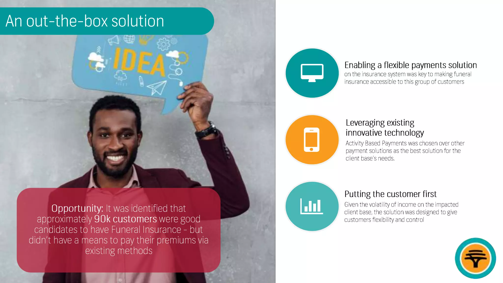 FNB South Africa - Activity Based Payments – Insurer Innovation Award ...