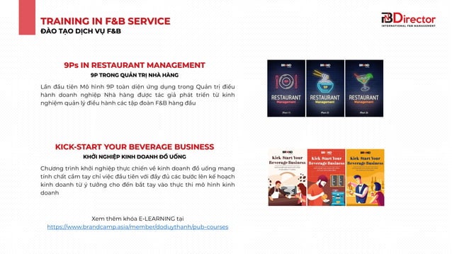 FNB Director - international F&B management | PPT