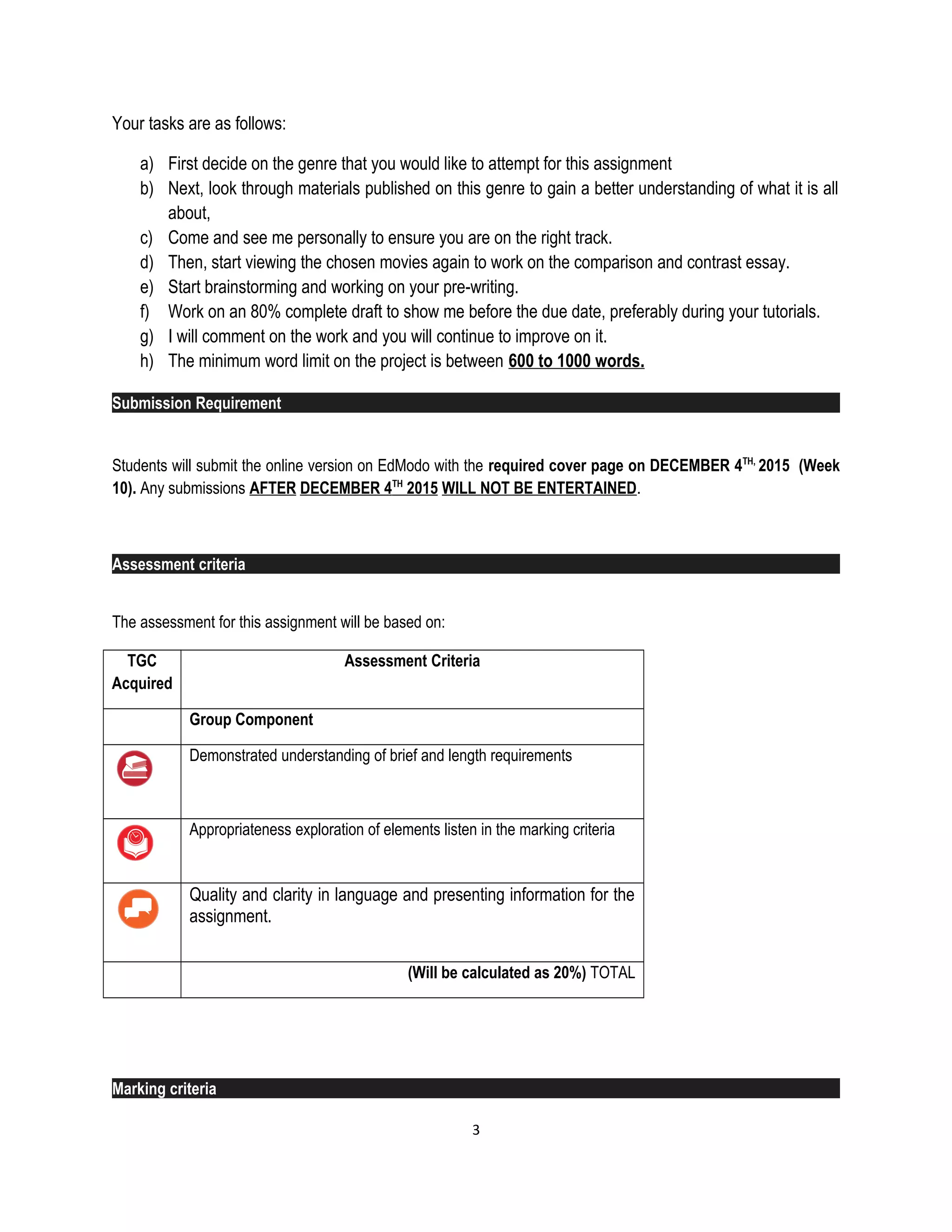 Fnbe september 2015 assignment 1 | PDF