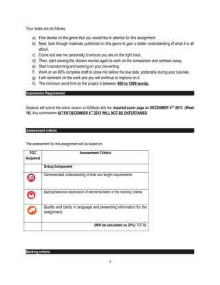 english 2 project 1 brief | DOC