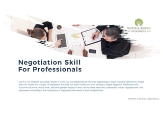 Negotiation Skill For Professionals | PPT