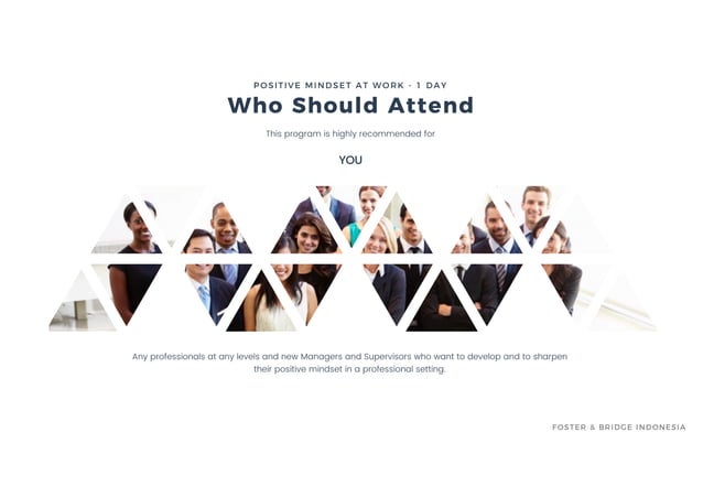 Positive Mindset At Work | PPT