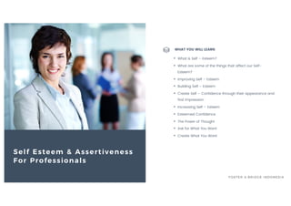 Self Esteem & Assertiveness For Professional | PPT