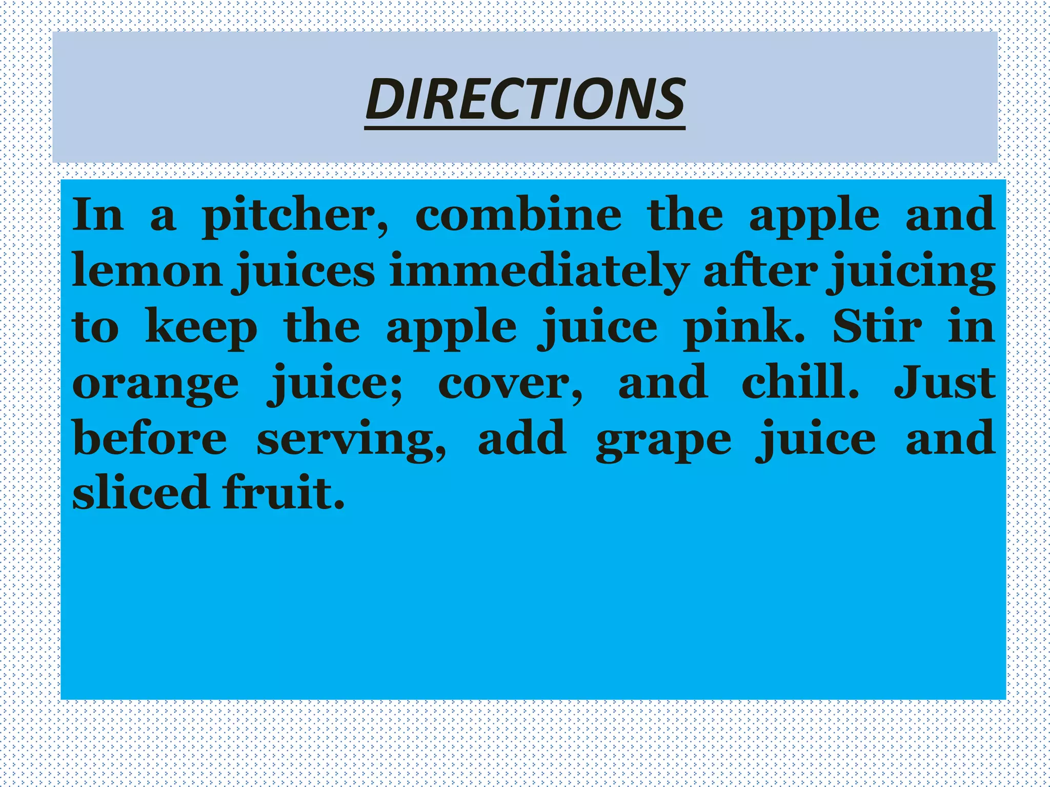food and beverages assighnment presentation frankfinn | PPTX