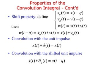 Convolution representation impulse response | PPT