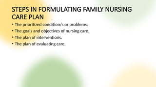 family nursing care plan in the community | PPTX