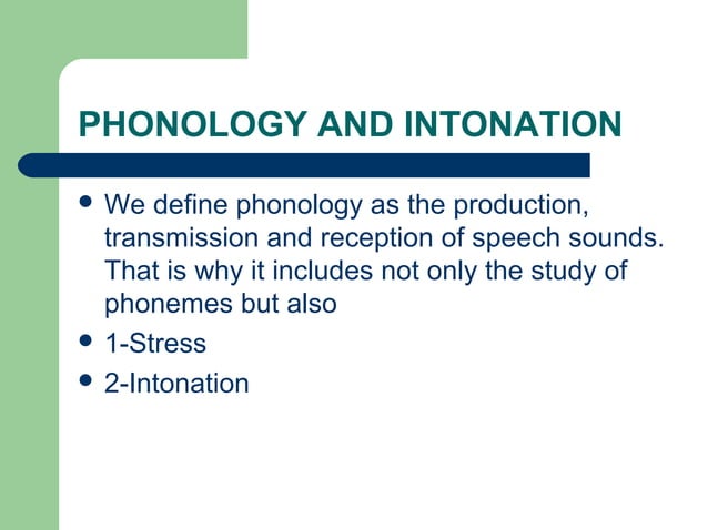 Functions of Intonation | PPT