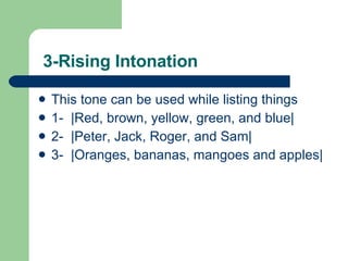 Fnctions Of Intonation | PPT