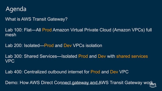 AWS re:Inforce 2019 Builders session: Simplify and secure your network architecture at scale.pptx