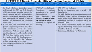 Article 13: Fundamental Rights | PPTX