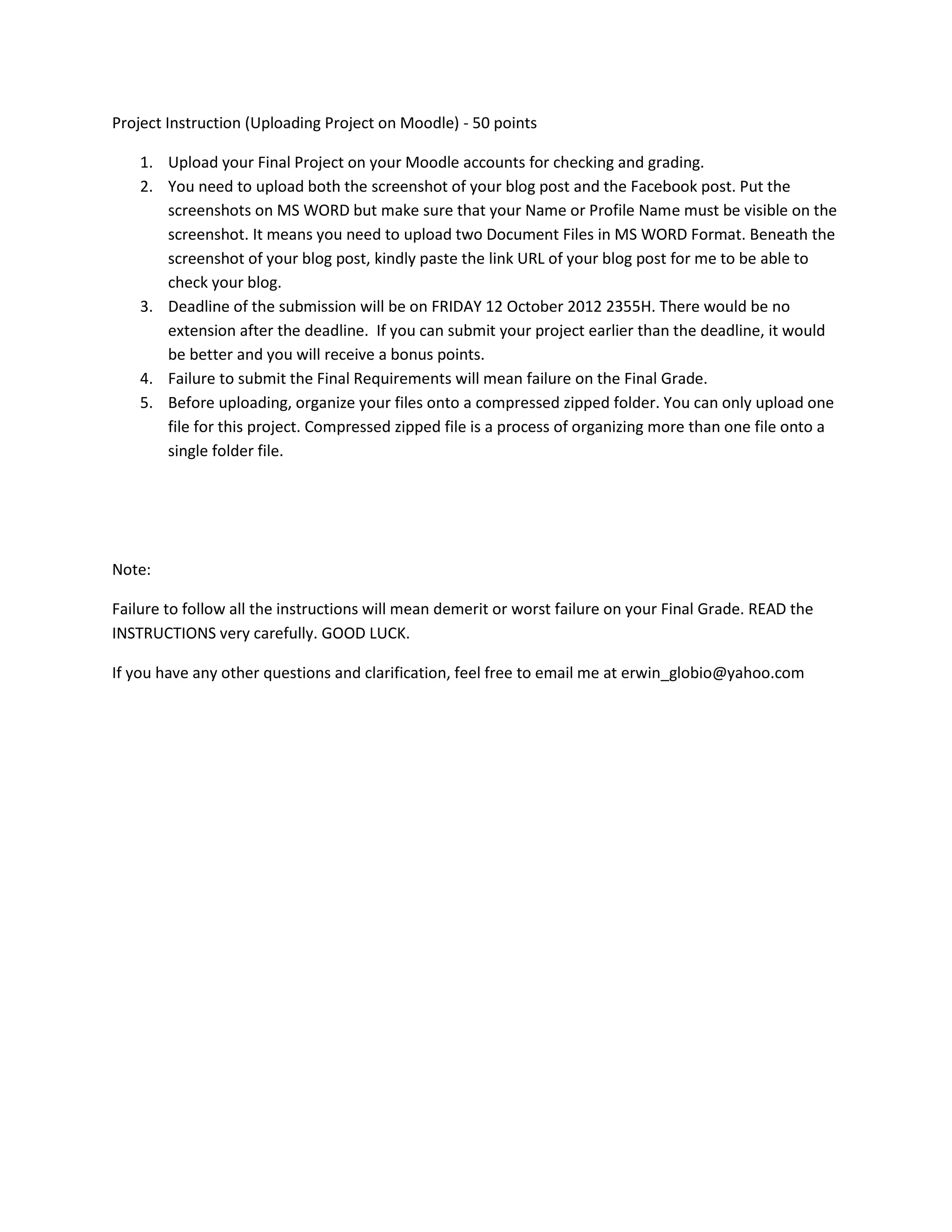 FND COMP Project Guidelines | PDF | Web Design and HTML | Internet