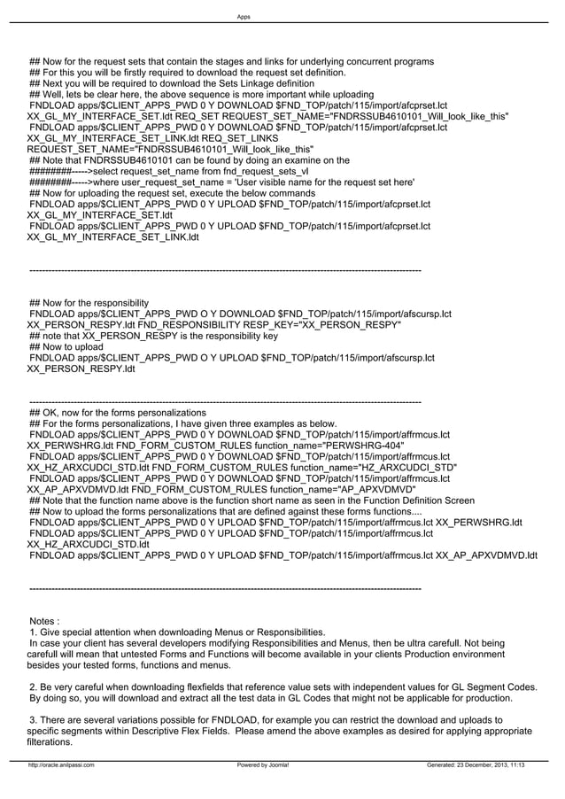 Fndload Commands Pdf