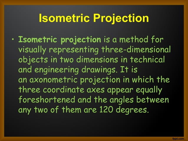 Isometric projection | PPT