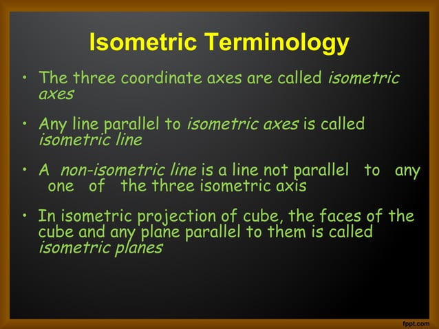 Isometric projection | PPT