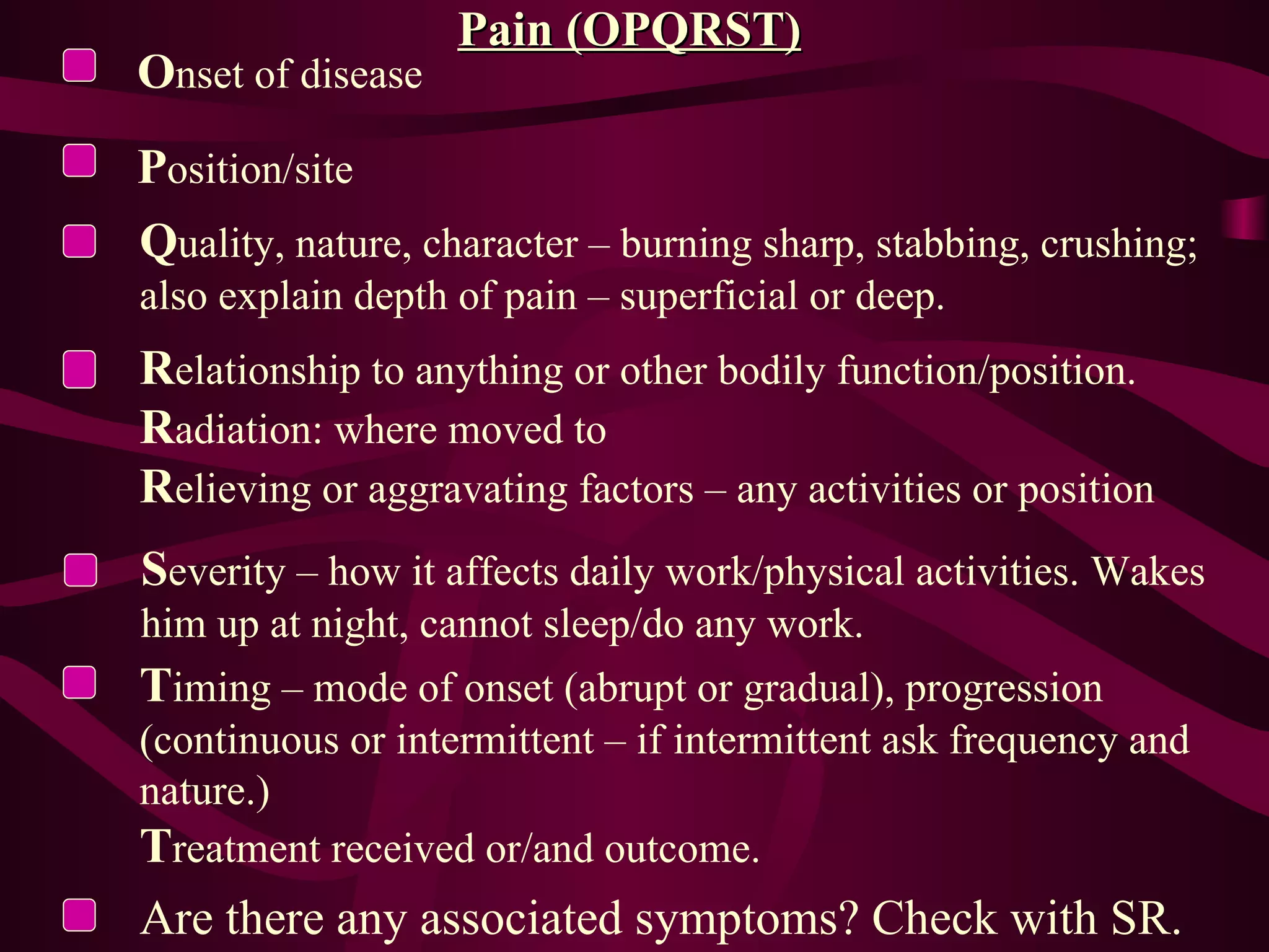 History taking in Medicine | PPT