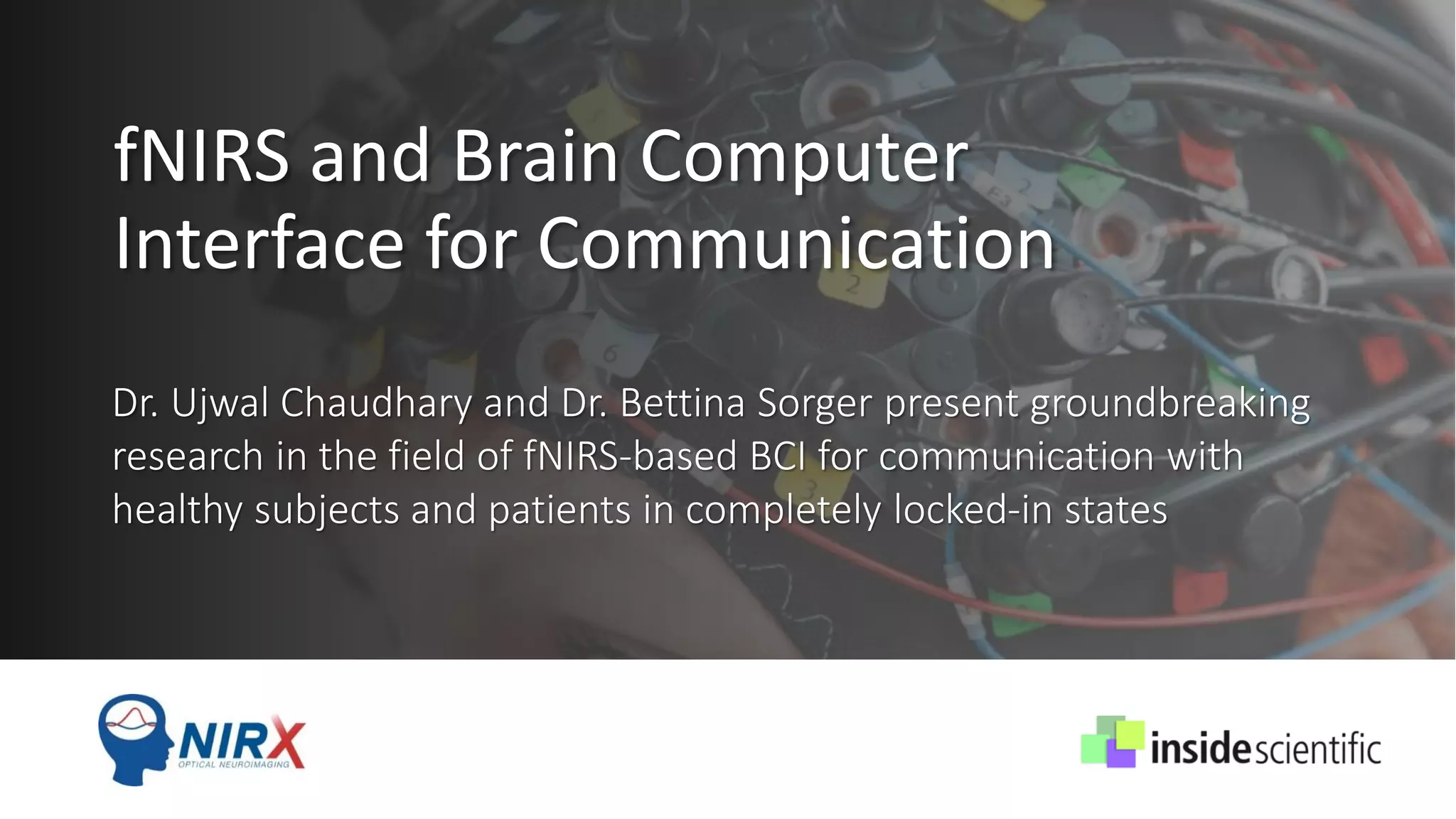 Fnirs And Brain Computer Interface For Communication Pdf Brain And Nervous System Disorders