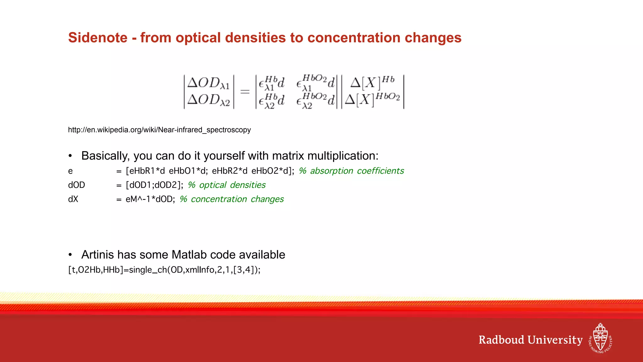 fNIRS data analysis | PDF