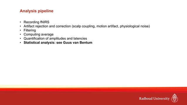 fNIRS data analysis | PDF