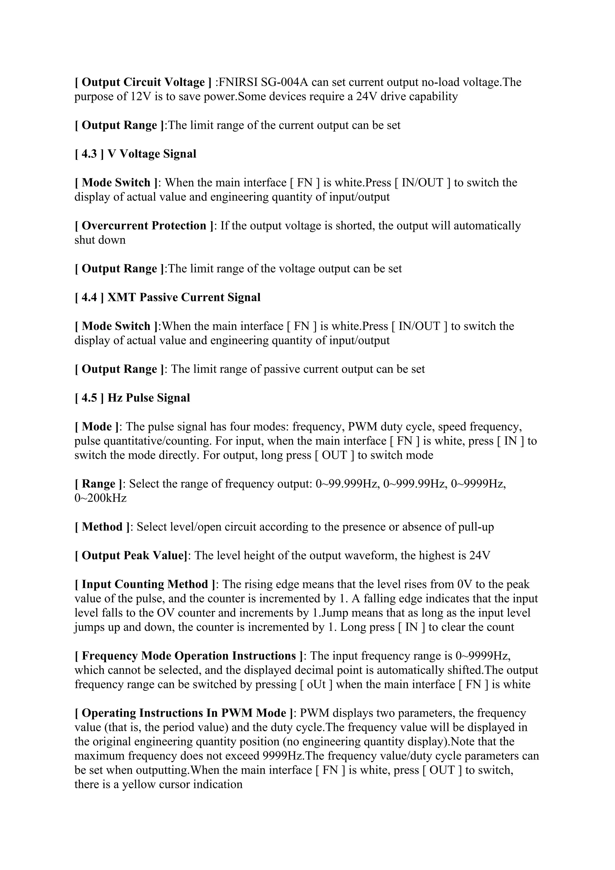Fnirsi SG-004A User Manual | PDF