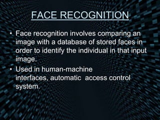 Face recognition using neural network | PPTX