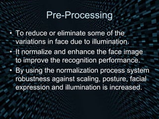 Face recognition using neural network | PPTX