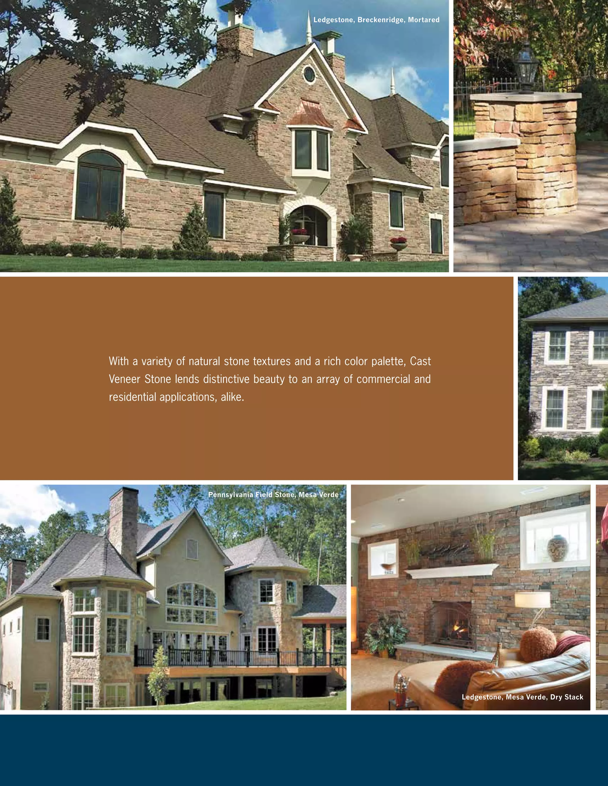 Cast Veneer Stone Catalog | PDF