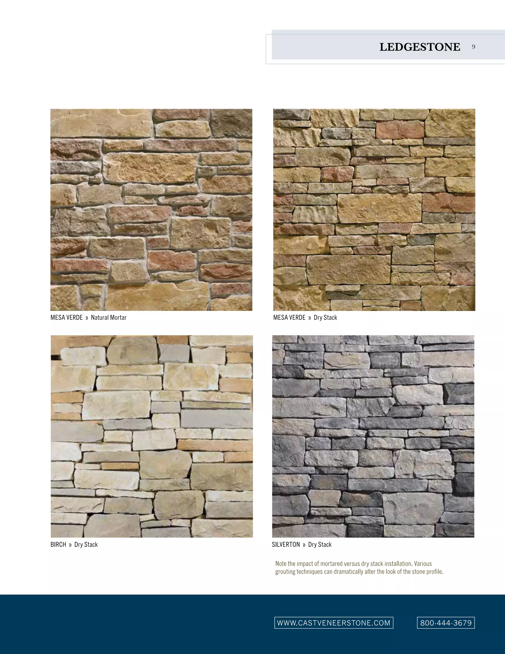 Cast Veneer Stone Catalog | PDF