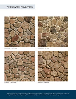 Cast Veneer Stone Catalog | PDF