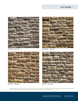Cast Veneer Stone Catalog | PDF