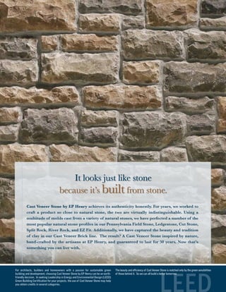 Cast Veneer Stone Catalog | PDF