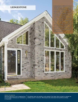 Cast Veneer Stone Catalog | PDF