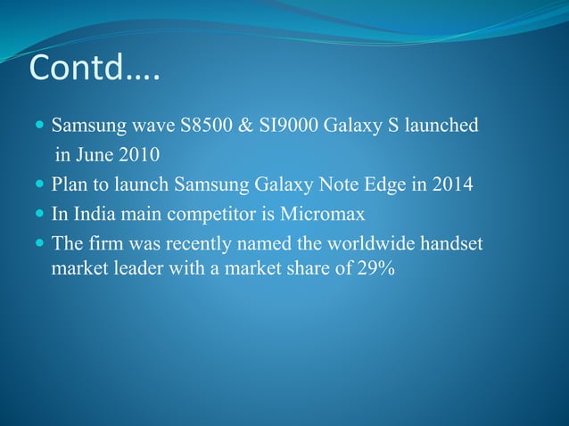 Samsung Company Presentation | PPTX | Smartphones | Consumer Electronics