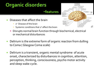 Acute organic reaction | PPTX