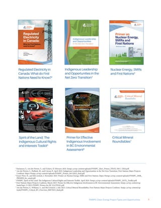 FNMPC (First Nations) Clean Energy Projects | PDF