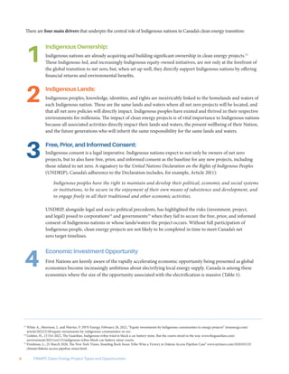 FNMPC (First Nations) Clean Energy Projects | PDF