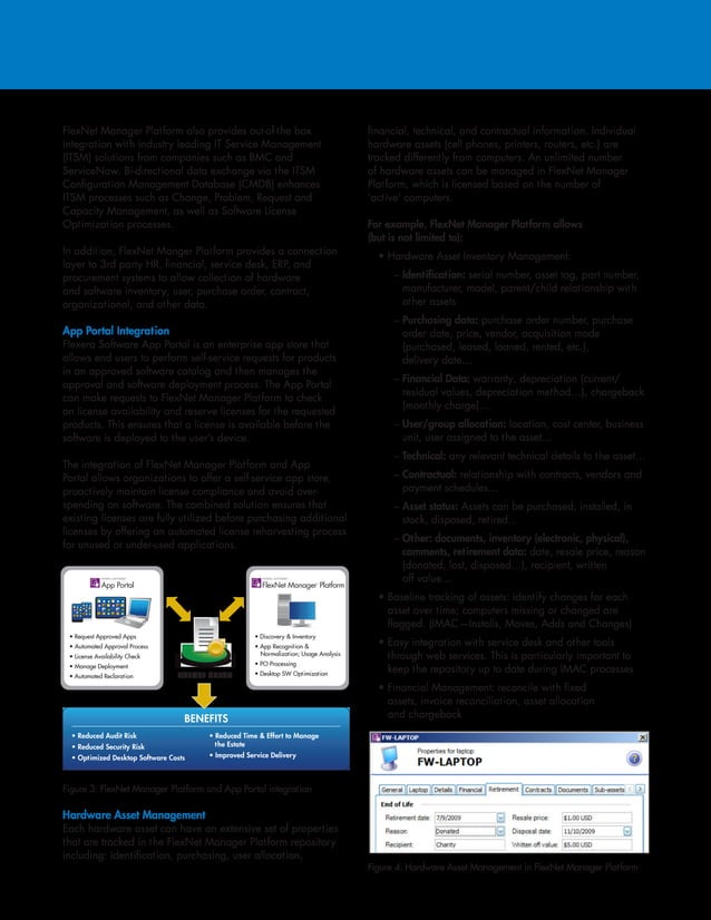FlexNet Manager Platform Datasheet | PDF | Operating Systems | Computer Software and Applications