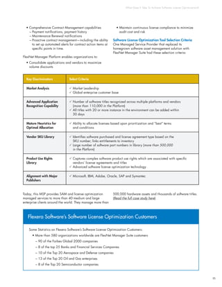 What Does it Take to Achieve Software License Optimization? | PDF