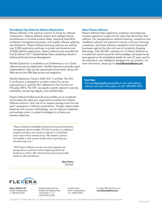 FlexNet Operations | PDF