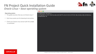 Fn project quick installation guide | PPT