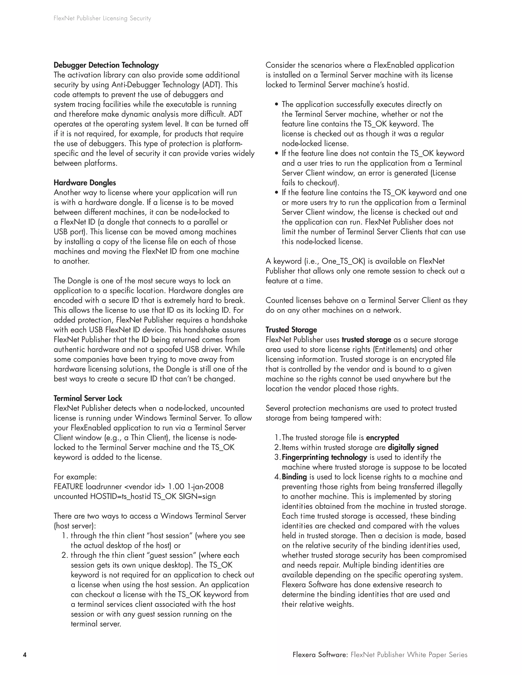 FlexNet Publisher Licensing Security | PDF | Operating Systems ...