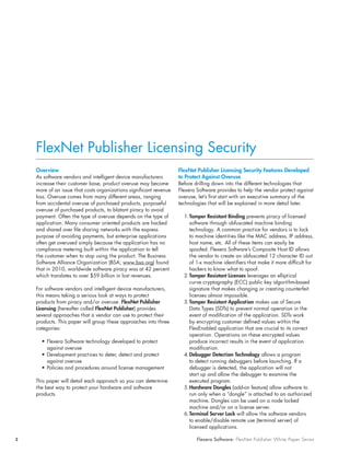 FlexNet Publisher Licensing Security | PDF | Operating Systems | Computer Software and Applications