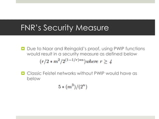 FNR : Arbitrary length small domain block cipher proposal | PDF