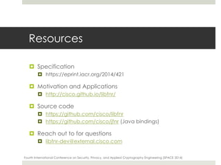 FNR : Arbitrary length small domain block cipher proposal | PDF