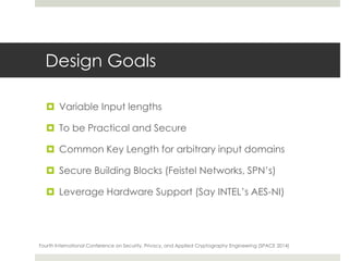 FNR : Arbitrary length small domain block cipher proposal | PDF