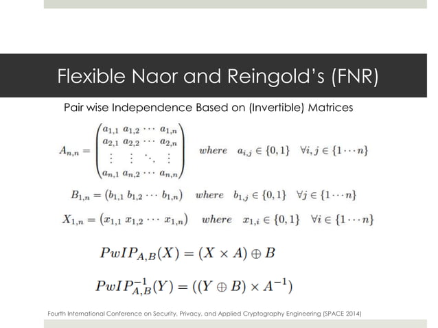 Fnr Arbitrary Length Small Domain Block Cipher Proposal Pdf Programming Languages Computing
