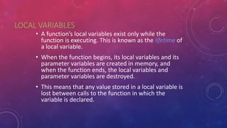 Function Returns | PPTX