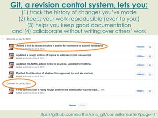 Get Ur Git On: Introduction and getting started with Github | PPT