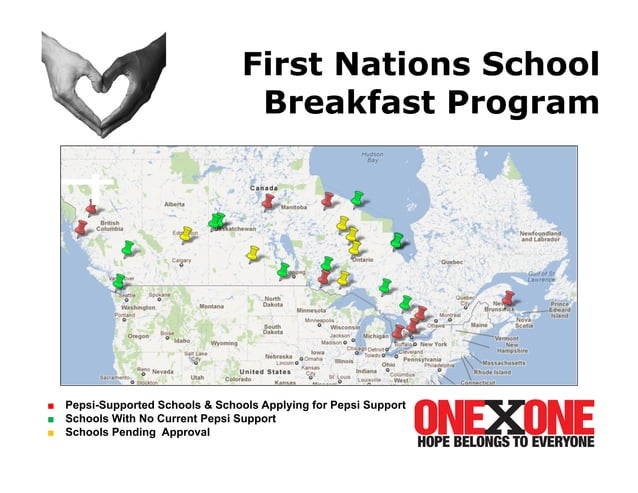 ONEXONE First Nations School Breakfast Program Presentation | PDF ...